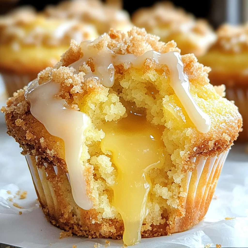 Lemon Curd Muffins